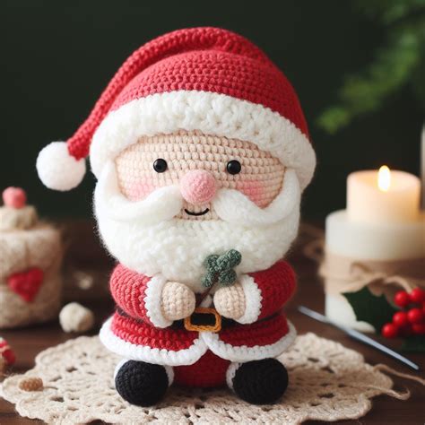 Cute Crochet Santa Claus Amigurumi Free Pattern Amigurumi