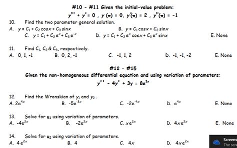 Solved Give The Initial Value Problem Y Y 0 Ypi