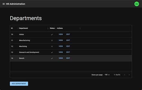 GitHub Reuel T HR Admin Project A Fullstack Application Consisting Of A React Frontend C