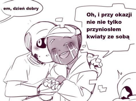 Nerd x Jock AU tłumaczenie PL Undertale Undertale comic Undertale memes
