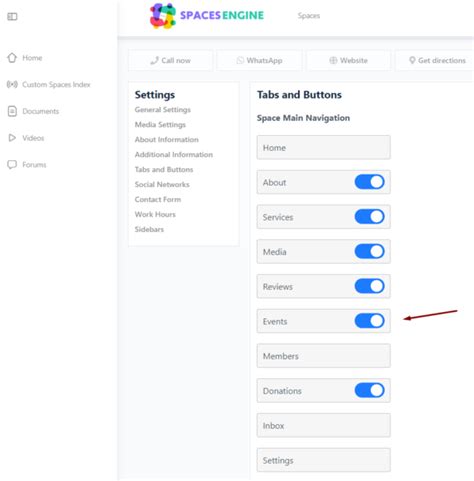 How To Integrate The Events Calendar With Spaces Engine Spaces Engine