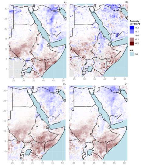 individual and merged product anomaly maps for an 8 day period during download scientific
