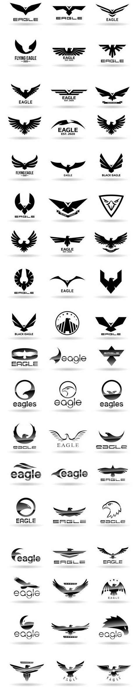 Set Of Black And White Logos For Cheap Logo Design