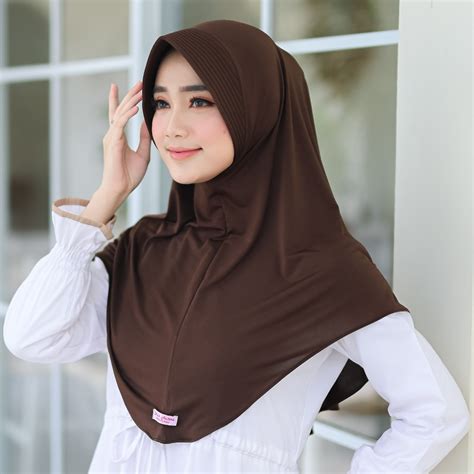 Jual Bella Alisha Jilbab Instan Jersey Ceisya Size S Shopee Indonesia