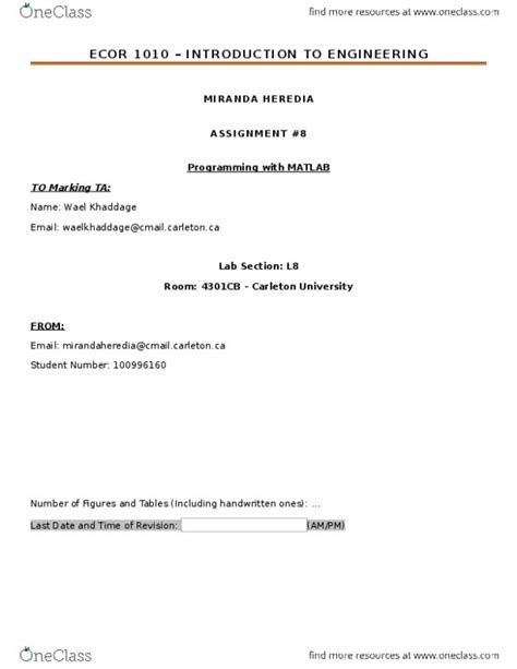 Ecor 1010 Lecture Notes Fall 2015 Lecture 16 Row And Column Vectors