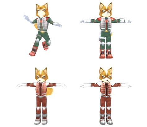 Gamecube Star Fox Assault Fox Mccloud The Models Resource