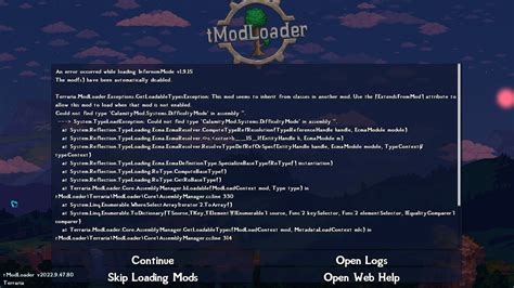 Cant Enable Infernum Despite Having Requirements Rcalamitymod