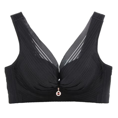 여성용 와이어 프리 브래지어 플러스 사이즈 브래지어 컴포트 속옷 와이드 스트랩 및 백 지원 34 52 C D 컵 와이어 프리 브래지어 Bh브라 Aliexpress