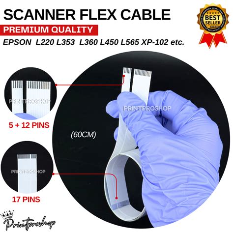 Scanner Flex Cable For Epson L210 L220 L360 L565 Xp 102 Etc Shopee