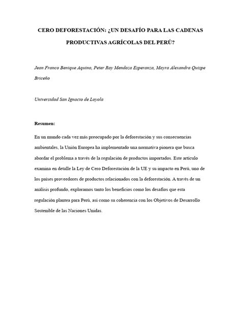 Cero Deforestación Pdf Deforestación Los Bosques