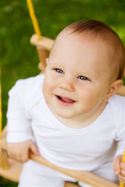 Baby On A Swing Free Stock Photo Public Domain Pictures