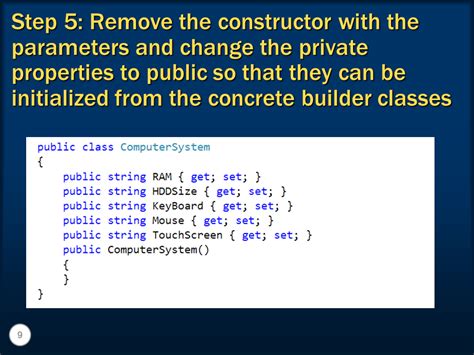 Sql Server Net And C Video Tutorial Builder Design Pattern Implementation Slides
