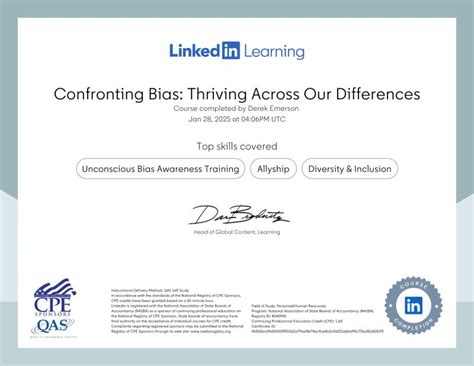 Certificate Of Completion Derek Emerson