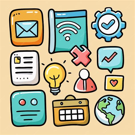 User Interface Vector Icons Dynamic Set Premium Ai Generated Vector