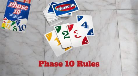 Phase 10 Rules How To Play Phase 10 Game