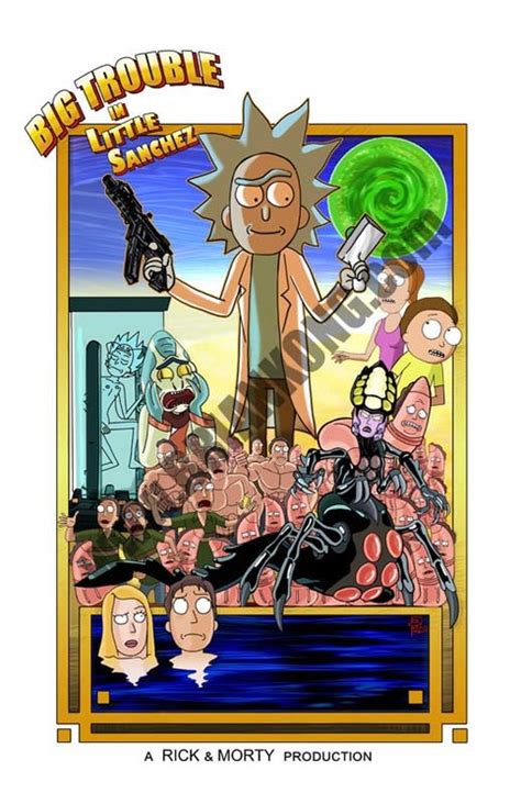 Rick And Morty Big Trouble In Little Sanchez On Storenvy
