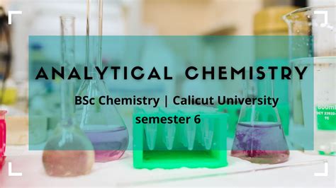 Analytical Chemistry Previous Question Paper For Bsc Chemistry Studynotes