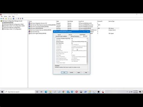 Sql Server Configuration Manager Start Stop And Restart Sql Server