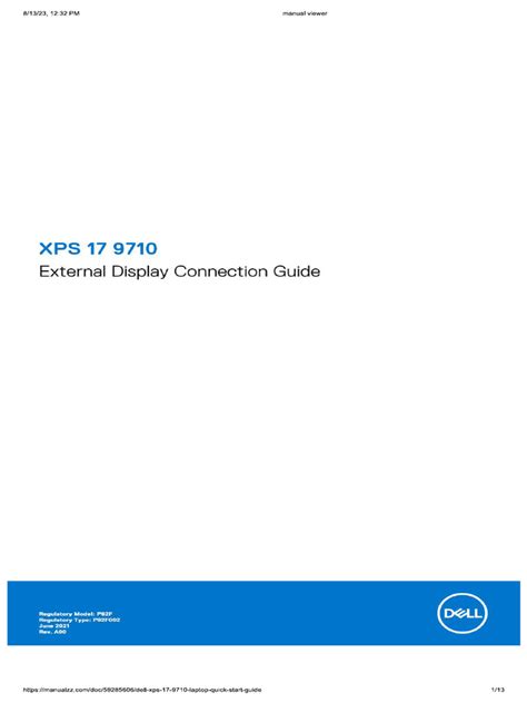 Xps 17 9710 Manual Pdf