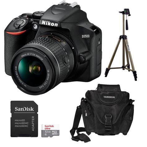 APARAT Nikon D3500 + AF-P DX 18-55 G + AKCESORIA FOTOMEGA