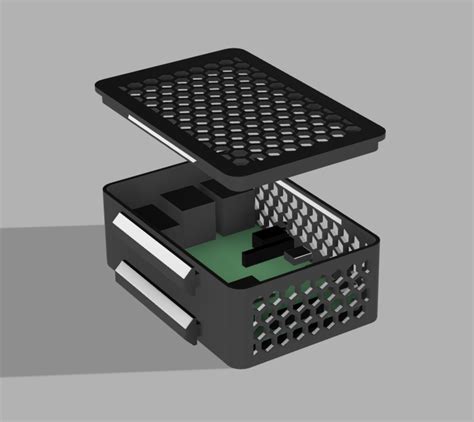 Raspberry Pi 4 Mount For 80x40 Extrusion Ender 3 V2 By Alex Krush Download Free Stl Model