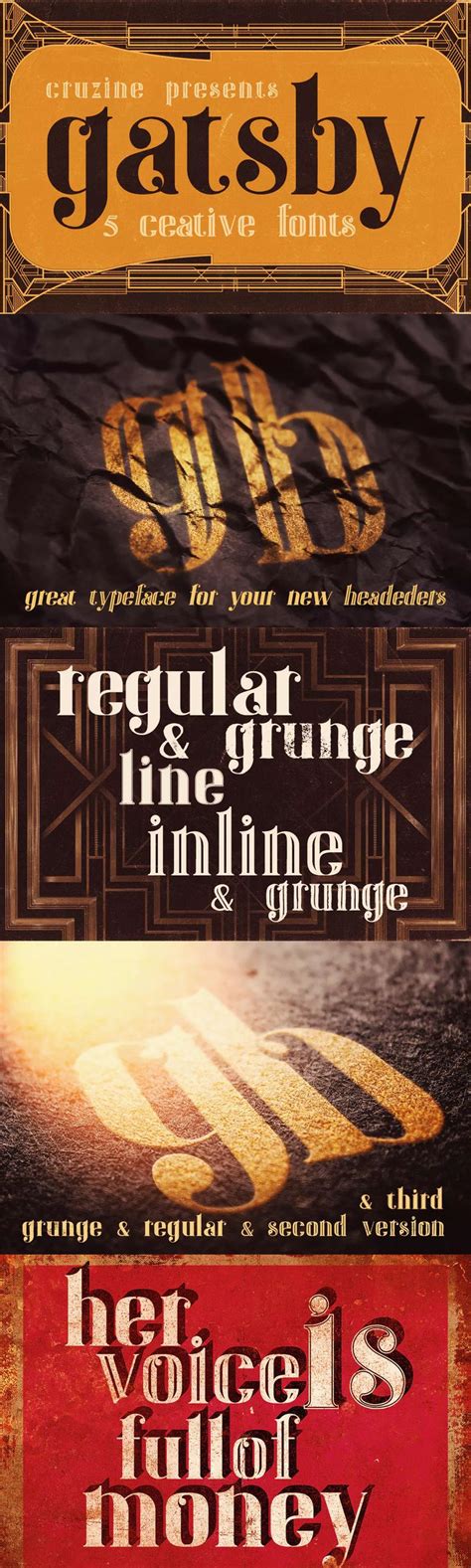 Gatsby Artdeco Font Gatsby Fonts Art Deco