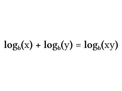 Addition Of Logarithms