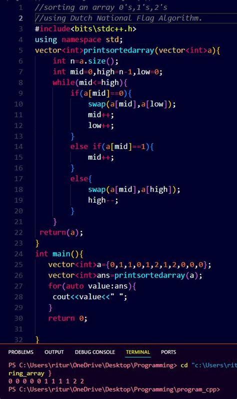 Rajritu Kumar On Linkedin Sorting An Array 0s1s2s Using Dutch