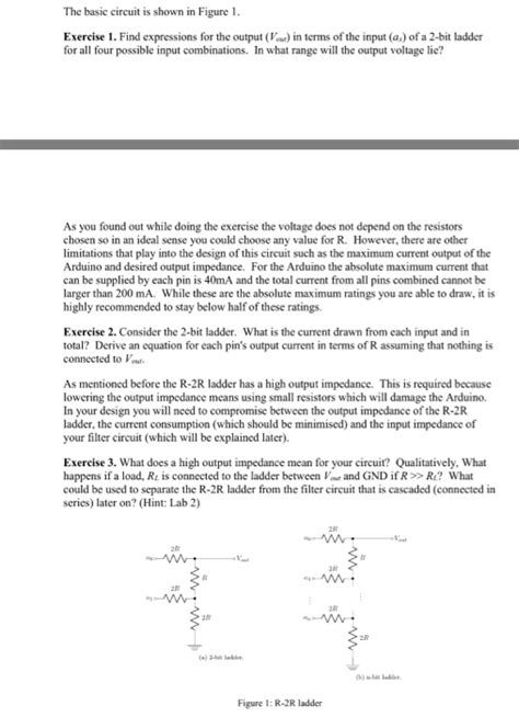 Solved The Basic Circuit Is Shown In Figure Exercise Chegg