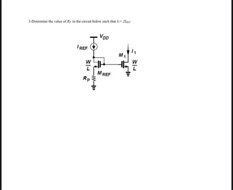 Solved 3 Determine The Value Of Rp In The Circuit Below Such Chegg Com