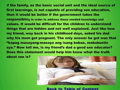 Sex Education Slide Show Libre Office ODP