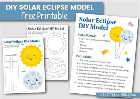Free Printable Solar Eclipse Worksheets Free Printables