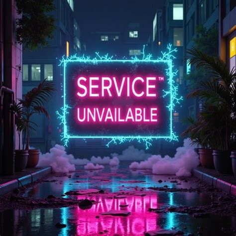 Free Neon Error Message Image Download At Stockcake