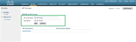 networklearner ap group configuration cisco wlc