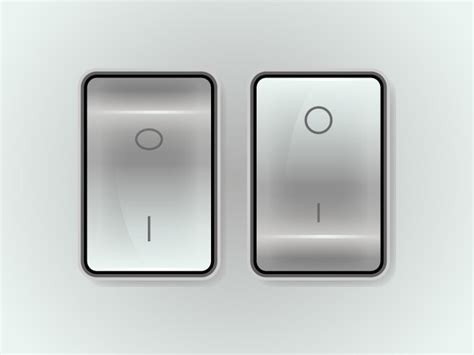 On Off Switch Vector Images Over