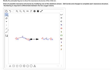 No2 Resonance Structures Nitrite Ion