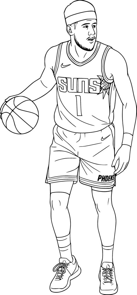Devin Booker Coloring Pages 100 Free Printable And Fun