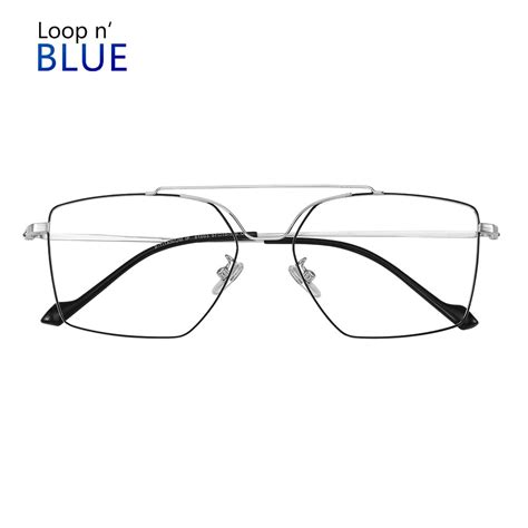 Meeshow Pure Titanium Glasses Frame Mens Brand Prescription Glasses Square New Myopia Optical