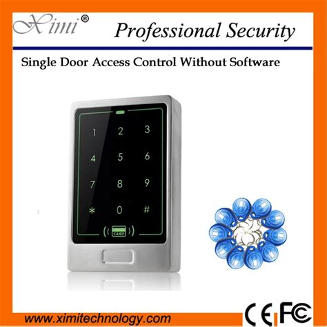 Single Door Access Control IP65 Waterproof 13 56mhz MF Card Reader Mart Door Lock Standalone