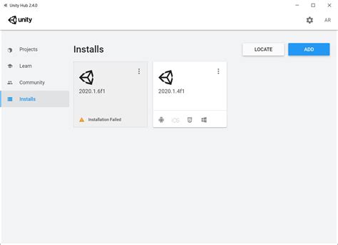 how to remove failed installation questions and answers unity discussions