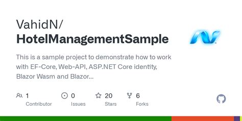 github vahidn hotelmanagementsample this is a sample project to
