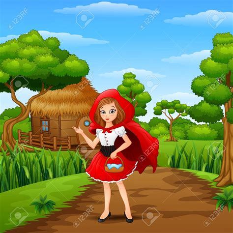 Красная шапочка простой рисунок 80 фото