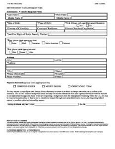 FBI Criminal Report Request Form Nationwide Apostille
