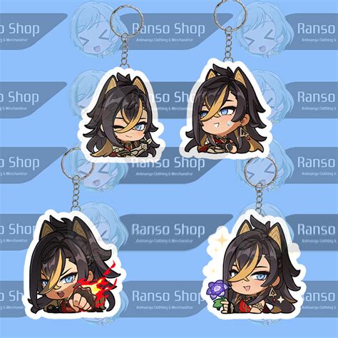 Jual Gantungan Kunci Genshin Impact Dehya Ganci Akrilik Dehya Chibi