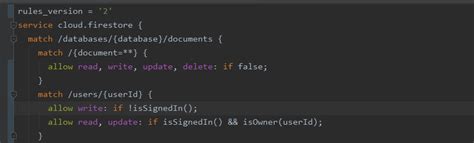 Is There A Firebase Storage Rules Syntax Highlighter For Webstorm Stack Overflow