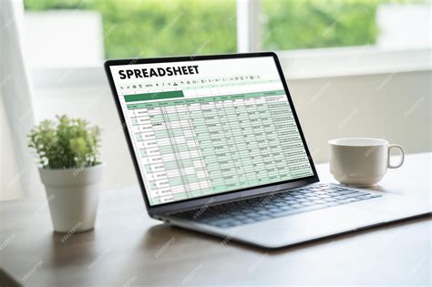 Premium Photo Businessman Working With Data And Graphs In Spreadsheet Documents For Online