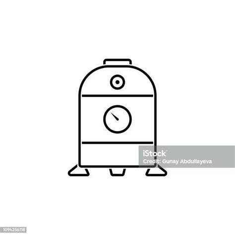 탱크 배관 난방 아이콘입니다 배관 및 난방 모바일 개념 및 웹 응용 프로그램에 대 한 아이콘의 요소입니다 자세한 탱크 배관 난방 아이콘 웹 및 모바일에 대 한 사용할 수