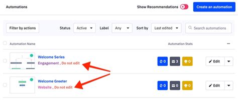 how do i add an automation label educonverse