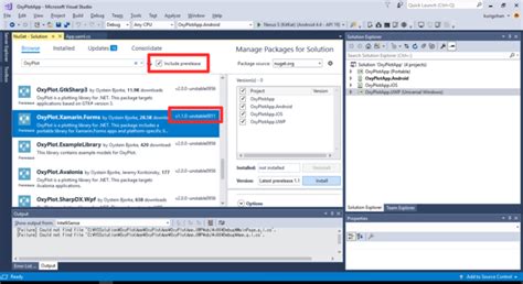 Vs Xamarin Forms Oxyplot Pg