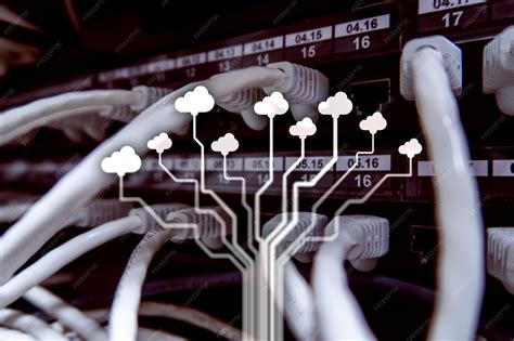 Premium Photo Cloud Server And Computing Data Storage And Processing